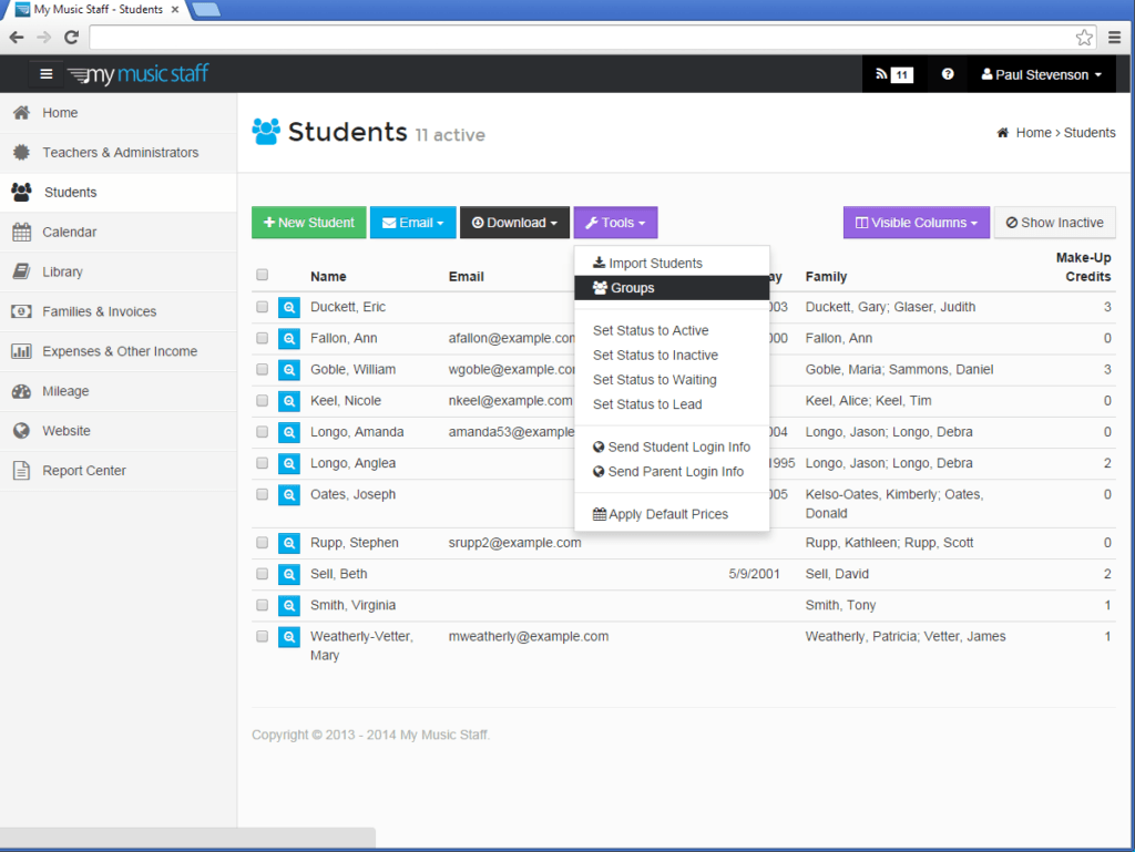 Save Time with Students Groups - My Music Staff