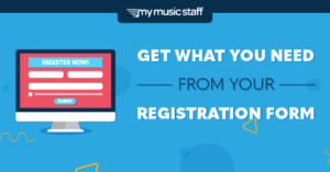 Online Registration Form - Music Studio Tips from My Music Staff